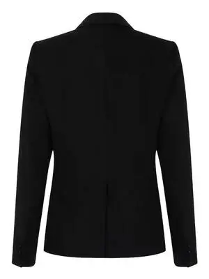 TONELLO Single-button Peak-lapel Blazer - Black