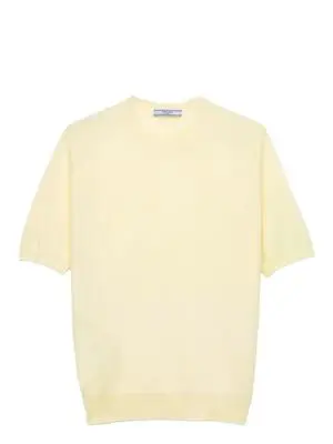 Prada Short-sleeved Cashmere T-shirt - Yellow
