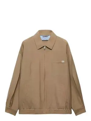Prada Mohair Wool Blouson Jacket - Brown