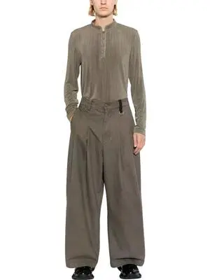 TEAM WANG DESIGN Reset Wide-leg Jeans - Brown