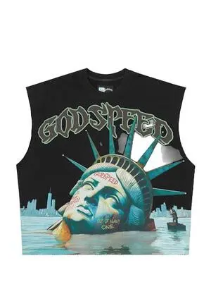 GODSPEED Sunken Liberty Sleeveless T-shirt - Black