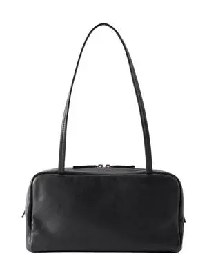 THE ROW Astra Leather Shoulder Bag - Black