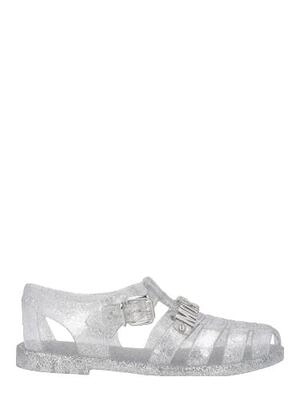 Moschino Fisherman Sandals With Buckle Fastening - Silver