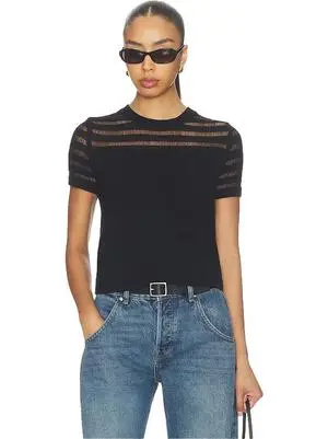 RAG & BONE Rag & Bone Britt Short Sleeve Crew