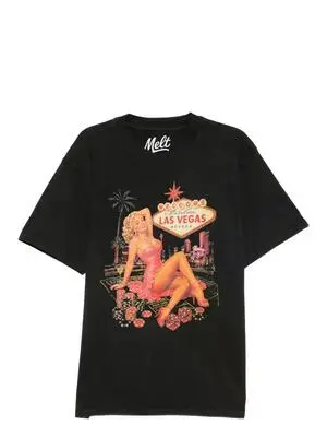 MELT Graphic-print T-shirt Black