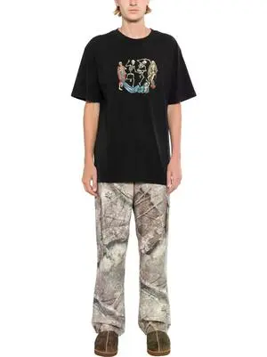 MELT Skeleton-print T-shirt - Black