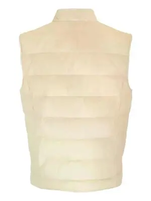 AL DUCA D’AOSTA 1902 Padded Suede Gilet - Neutrals