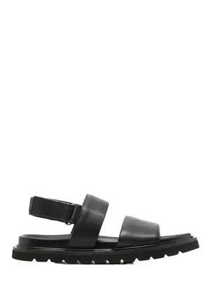 ALBERTO GOZZI Touch-strap Ridged-sole Sandals - Black