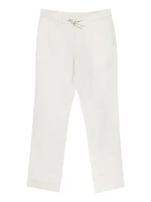 Gant Linen Drawstring Waist Trousers - Neutrals