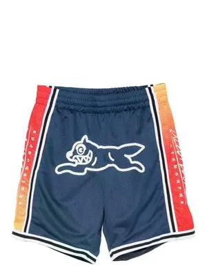 ICECREAM Running Dog Basketball Shorts - Blue
