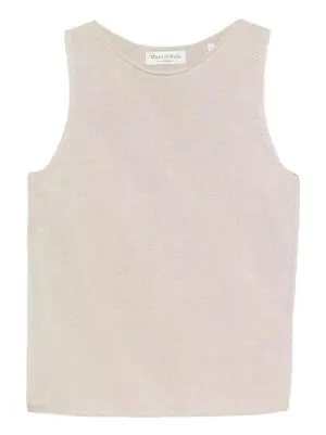 Marc O'polo Sleeveless Fine Knit Vest - Neutrals