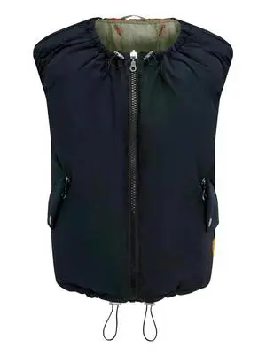 Perfect Moment X Marfa Stance Reversible Quilted Ski Vest - Black