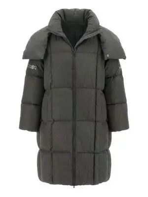 MAISON MARGIELA Quilted Hooded Puffer Coat - Grey