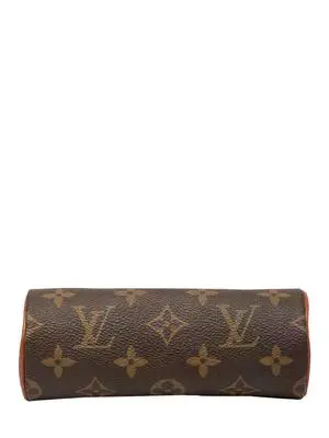 LOUIS VUITTON Louis Vuitton Monogram Papillon Pochette Handbag Brown