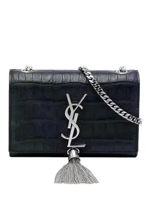 Saint Laurent Monogram Kate Tassel Crossbody Bag - Black