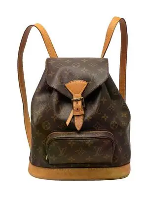 LOUIS VUITTON Monogram Montsouris Pm Backpack - Brown