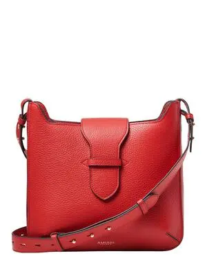 ASPINAL OF LONDON Leather Ella Cross-body Bag - Red