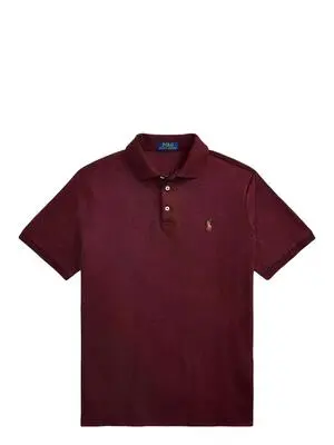 Polo Ralph Lauren Three-button Embroidered Polo Shirt - Red
