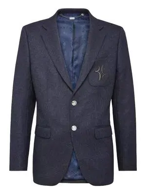 BILLIONAIRE Double B Single-breasted Blazer - Blue