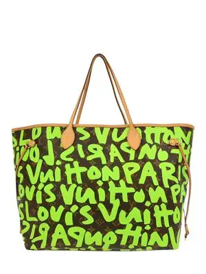 LOUIS VUITTON Monogram Graffiti Neverfull Gm Tote Bag - Brown