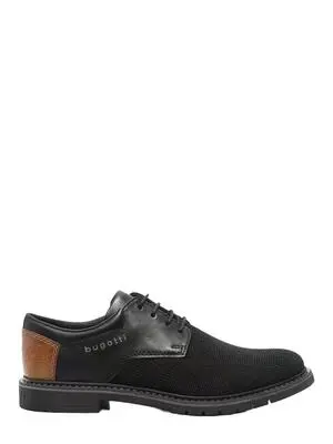 BUGATTI Panelled Derby Shoes - Black