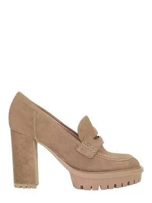 GIANVITO ROSSI Barry Platform Pumps - Brown