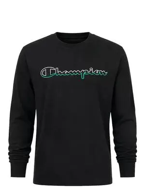 Champion Graphic Long-sleeve T-shirt - Black