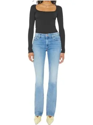 MOTHER Belt Loop Jeans - Blue