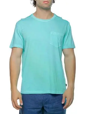 ECOALF Alma Chest-pocket T-shirt - Blue