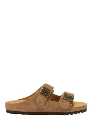 DR. SCHOLL'S SHOES Buckle-fastening Suede Sandals - Neutrals