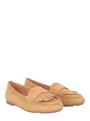 TOSCA BLU Studded Loafers - Brown