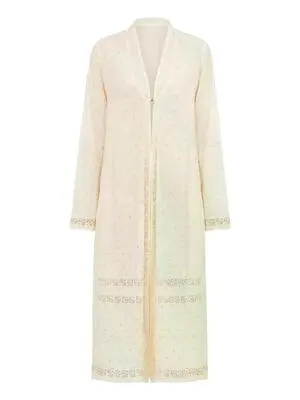 DOSA Firenze V-neck Dress - Neutrals
