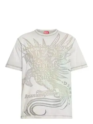 DIESEL® Graphic-print T-shirt - Grey