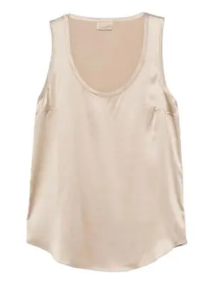 BRUNELLO CUCINELLI Brunello Cucinelli Sleeveless Scoop Neck Top With Darts
