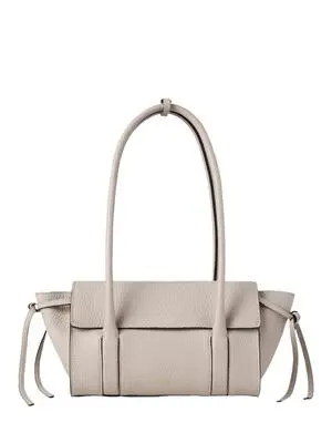 Mulberry Mini Soft Bayswater Shoulder Bag - Chalk Heavy Grain