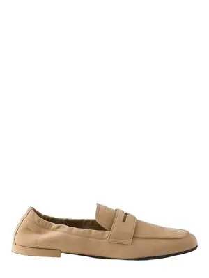 Prada Shuffle Penny Flats - Desert Yellow