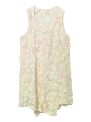 Comme Des Garçons Ecru Lace Top - Neutrals