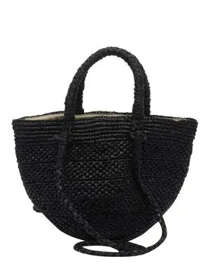 IBELIV Arona Woven Tote Bag - Black