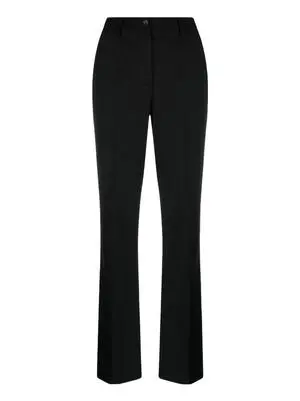 P.a.r.o.s.h Mid-rise Flared Trousers - Black