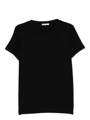 Patrizia Pepe Round Neck T-shirt - Black