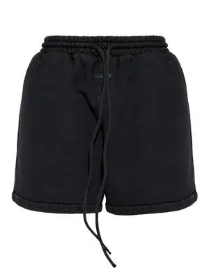 Fear Of God Elastic Waist Shorts With Drawstring - Black