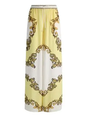 ALICEOLIVIA Alice + Olivia Wide Leg Pants - Golden Coast