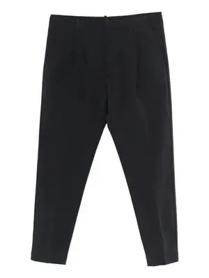 DONDUP Ben Pleated Design Trousers - Black