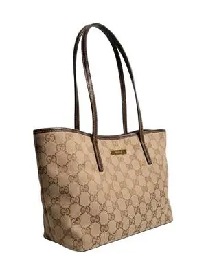 Gucci Tribeca Small Tote Bag - Sand/dark Brown