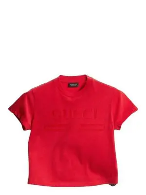 Gucci Gucci Cotton Jersey T-shirt With Print Red