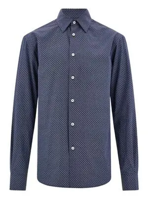 FERRAGAMO Long Sleeve Shirt - Blue