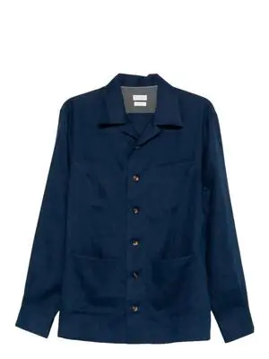 Brunello Cucinelli Button Shirt - Navy Blue