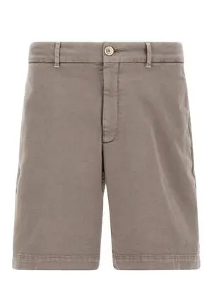 Brunello Cucinelli Brunello Cucinelli Belt Loop Shorts Gray