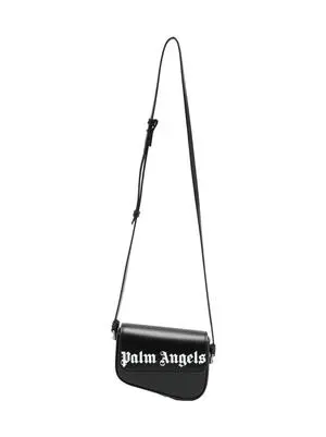 Palm Angels Crash Logo Mini Bag - Black