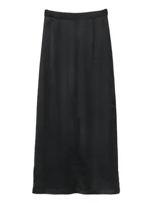 LUTZ HUELLE Column Zip-up Maxi Skirt - Black